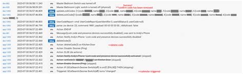 Im Having Problems With A Scheduled Lock Code Rule 📐 Rule Machine