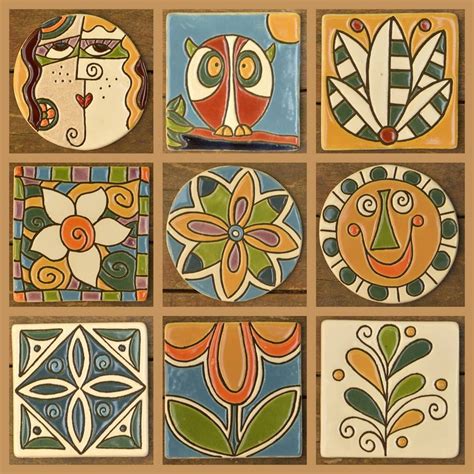 Painting Tile Tile Art Porcelain Painting Mosaic Art Hand Painted