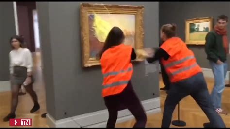 Tres Ataques A Obras De Arte En Dos Semanas Por Parte De Activistas Contra El Cambio Climático