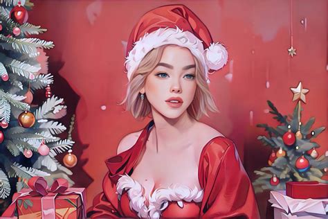 P Seven Nights Of Christmas Milly Alcock By Celebcartoonizer On