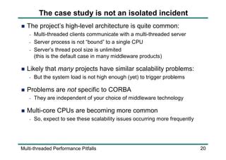 Multi Threaded Performance Pitfalls Ppt