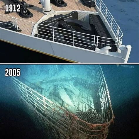 تصاویری از قبل و بعد تایتانیک سفری از رویا تا واقعیت تلخ‌