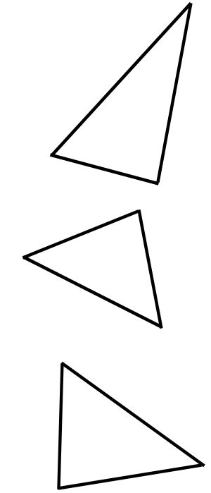 Obtuse Acute Triangle Clip Art