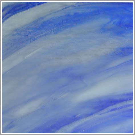 Wissmach Cobalt Blue And White Opalescent Glass 118d Franklin Art Glass