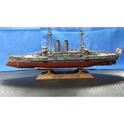 年末早割 庭先に蛇様専用です。日本海軍戦艦三笠、プラモ完成品