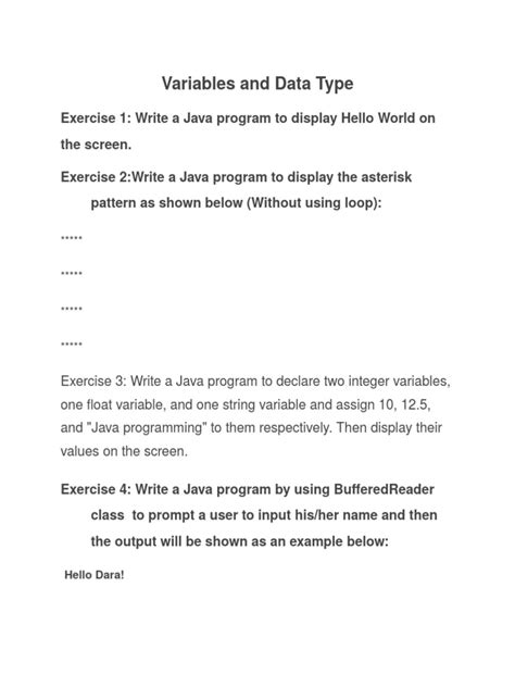 java excersize pdf control flow integer computer science