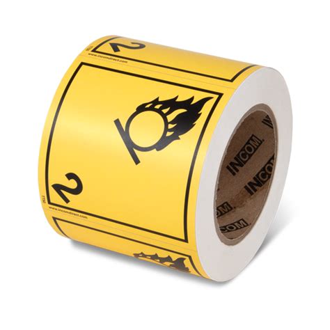 Class 2 1 Tdg Label Flammable Gases Safety Supplies Canada