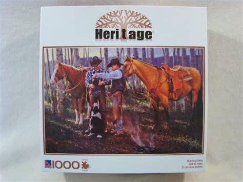 Heritage 1000 Piece Jigsaw Puzzle Morning Coffee Mx