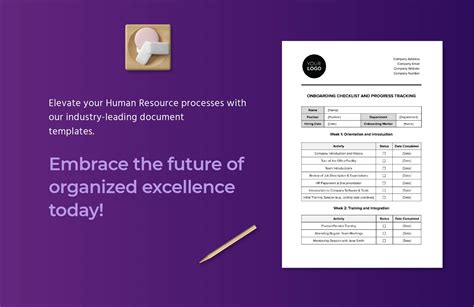 Onboarding Checklist Progress Tracking HR Template In PDF Word Google Docs Download