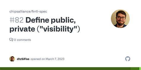 Define Public Private Visibility Issue Chipsalliance