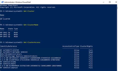 getting error hresult 0x80070005 e accessdenied on failover cluster