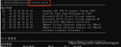 一文搞懂route在windows和linux上的使用方法windows Vmware Route Csdn博客