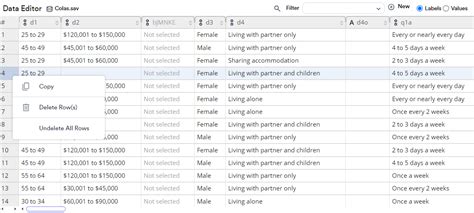 How To Delete Cases From A Data Set Displayr Help