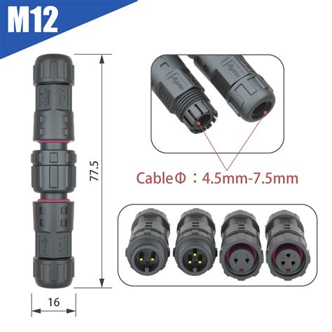 Buy Oem Ip Circular Cable Connector M Pin Male And Female