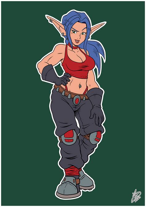 Taryn From Daxter Psp Rcartoonbelly