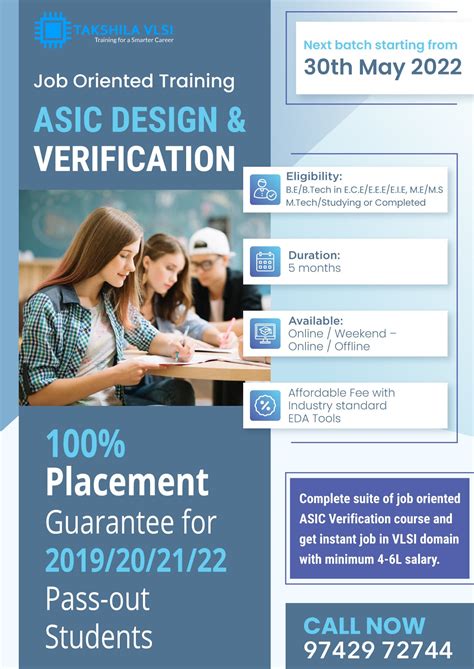 Asic Design And Takshila Institute Of Vlsi Technologies