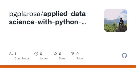 github pgplarosa applied data science with python specialization