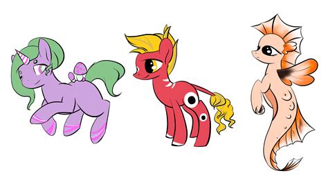 Safe Artist Hirundoarvensis Oc Oc Only Betta Earth Pony Merpony Pony Unicorn