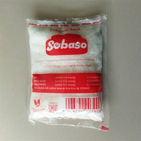 Jual Penguat Rasa Mecin MSG Sobaso 250gr 99 Murni Shopee Indonesia