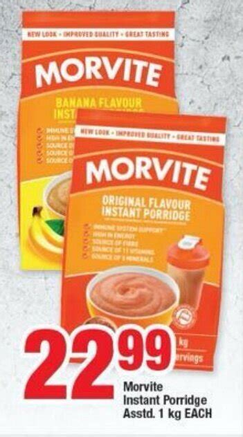 Morvite Instant Porridge Asstd Kg Offer At OK Foods