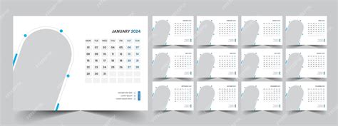 Conjunto De Design De Modelo Corporativo Do Planejador De Calendário