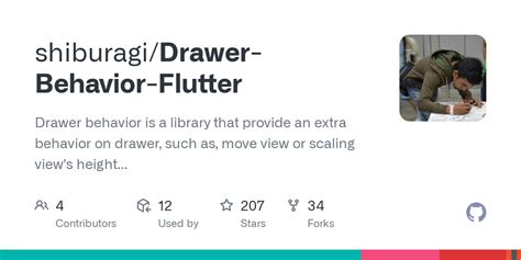 Github Shiburagi Drawer Behavior Flutter Drawer Behavior Is A Library That Provide An Extra