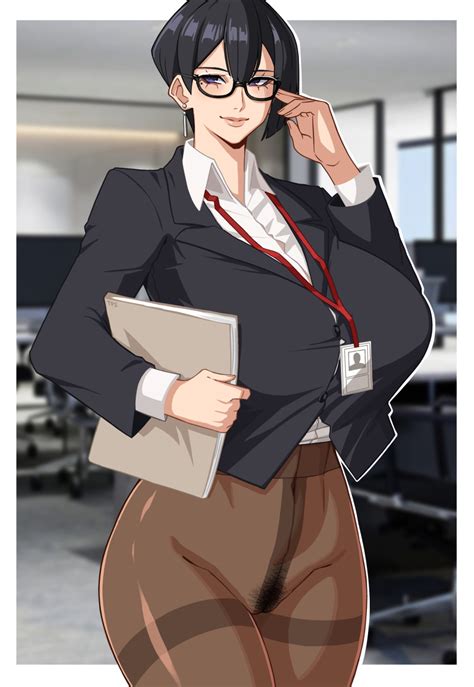 Rule 34 1girls Adjusting Glasses Alecto 0 Big Breasts Black Hair