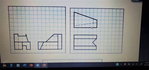 Solved Exercises 1 2 Create The 3d Object Based On The Two
