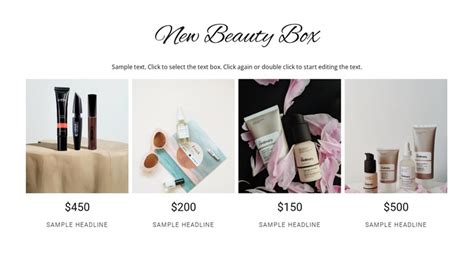 Beauty Box HTML Template By Nicepage