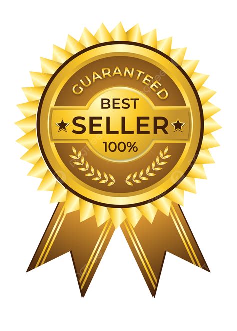 Best Seller Guaranteed Label With Golden Color Ribbon Best Seller