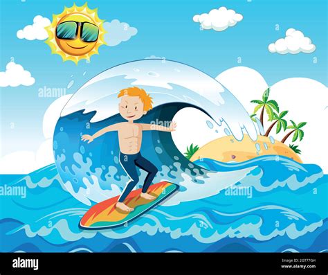 Dibujo De Surfista Imágenes Vectoriales De Stock Alamy
