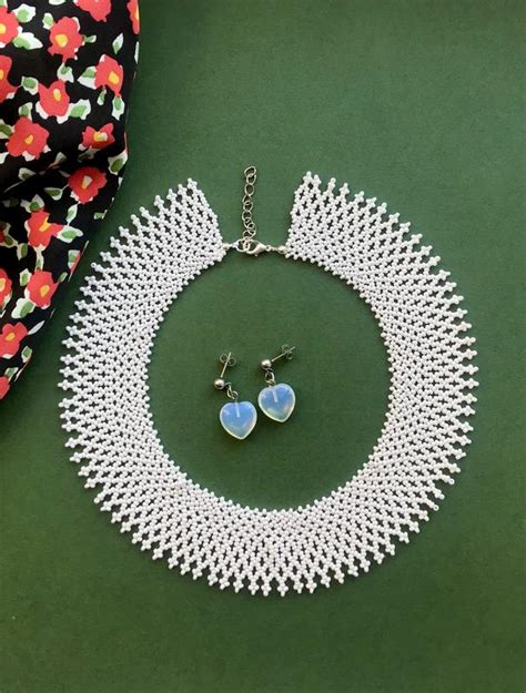 Біла силянка — цена 750 грн в каталоге Колье и ожерелья Купить аксессуары по доступной цене на