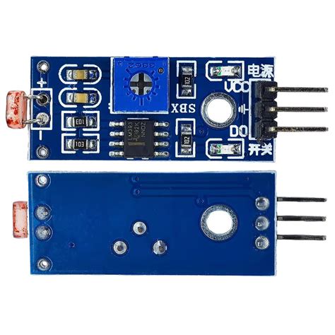 3Pin LDR Module Optical Sensitive Resistance Light Detection Sensor Module Flux Electronix