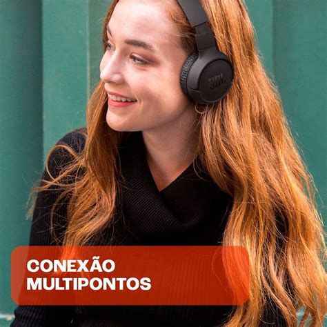 Fone De Ouvido JBL Bluetooth Tune BT Pure Bass Preto JBLT BTBLK