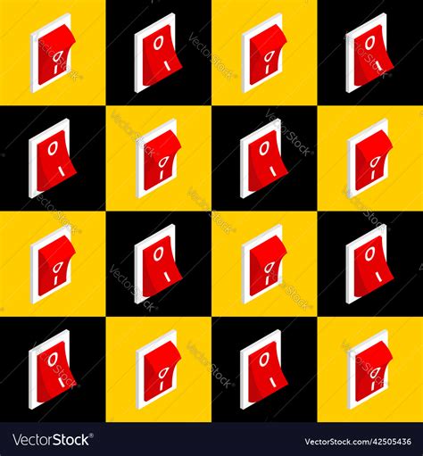 Switch Pattern Seamless Toggle Background Texture Vector Image