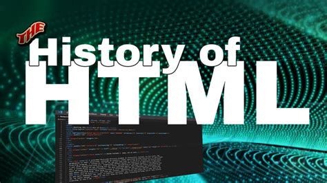 what is the history of the html standard 601media