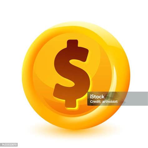 흰색 배경에 고립 된 3d 만화 금화 0명에 대한 스톡 벡터 아트 및 기타 이미지 0명 1 센트 개념 Istock