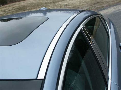 Jaguar Xf Chrome Roof Insert Trim 2009 2010