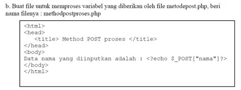 Module Rpl Form Pada Php Jenis Form Input Get Dan Post
