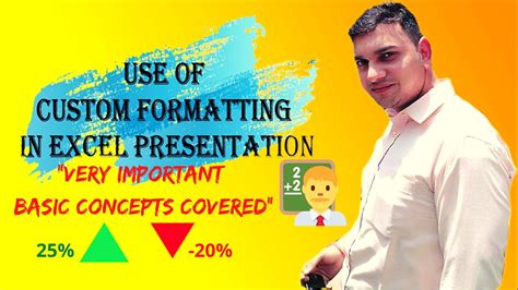 Smart Ways To Use Custom Formatting In Excel Presentation Youtube