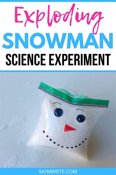 The Exploding Snowman Science Experiment Artofit