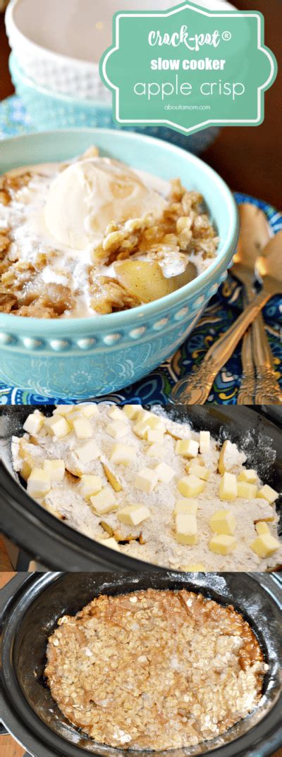 Slow Cooker Apple Crisp About A Mom