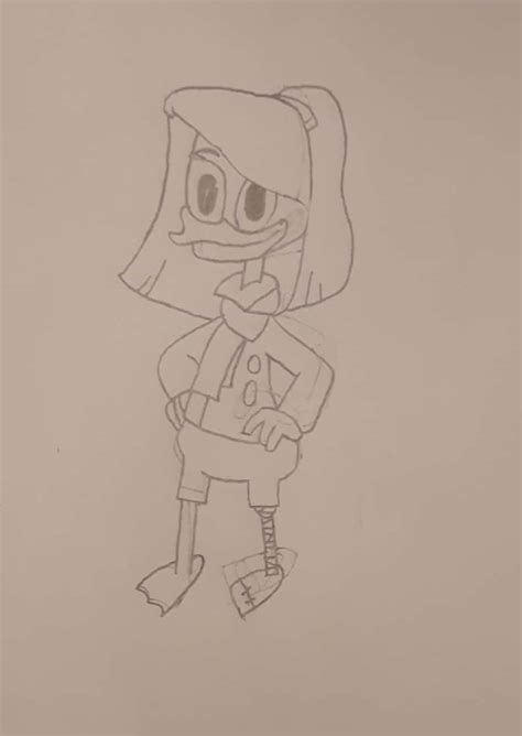 Tried To Draw Della Rducktales