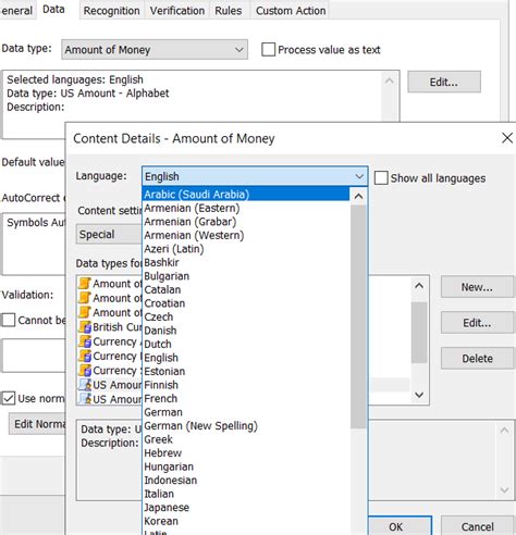 recognize arabic numbers in flexicapture for invoices help center