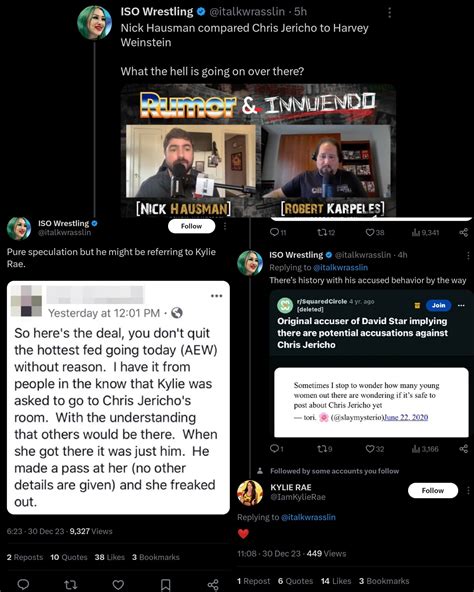 Potential Jerichokylie Rae Allegation Issue Wrestling Forum