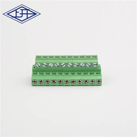 Electronic Terminal Pcb Blocks 10a 300v Ac Terminals Female Terminal Block And 8 Pole Terminal