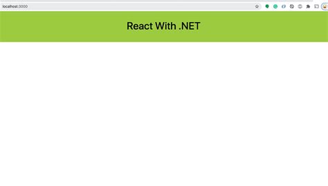 How To Develop And Build React App With Net Core Backend