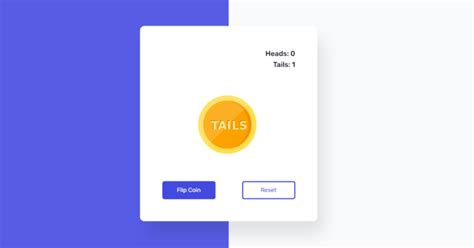 Flip A Coin Using Html And Javascript Code