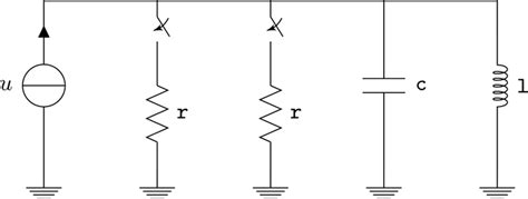 An Electric Circuit With Two Switches Download Scientific Diagram