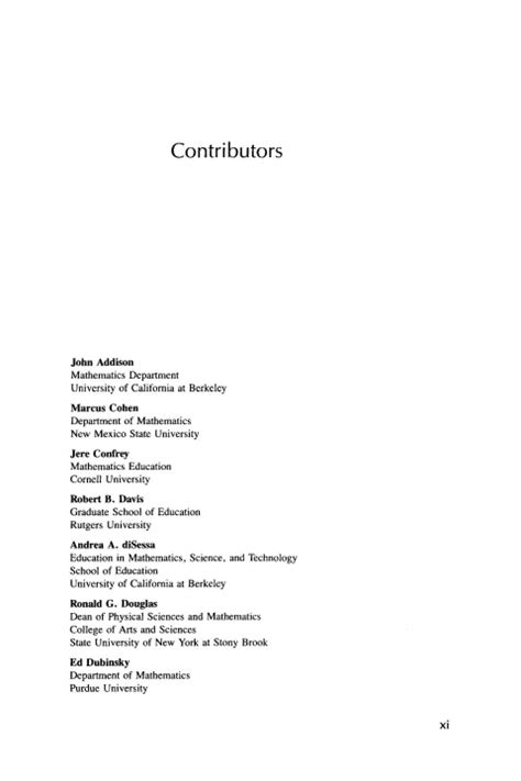 Mathematical Thinking And Problem Solving